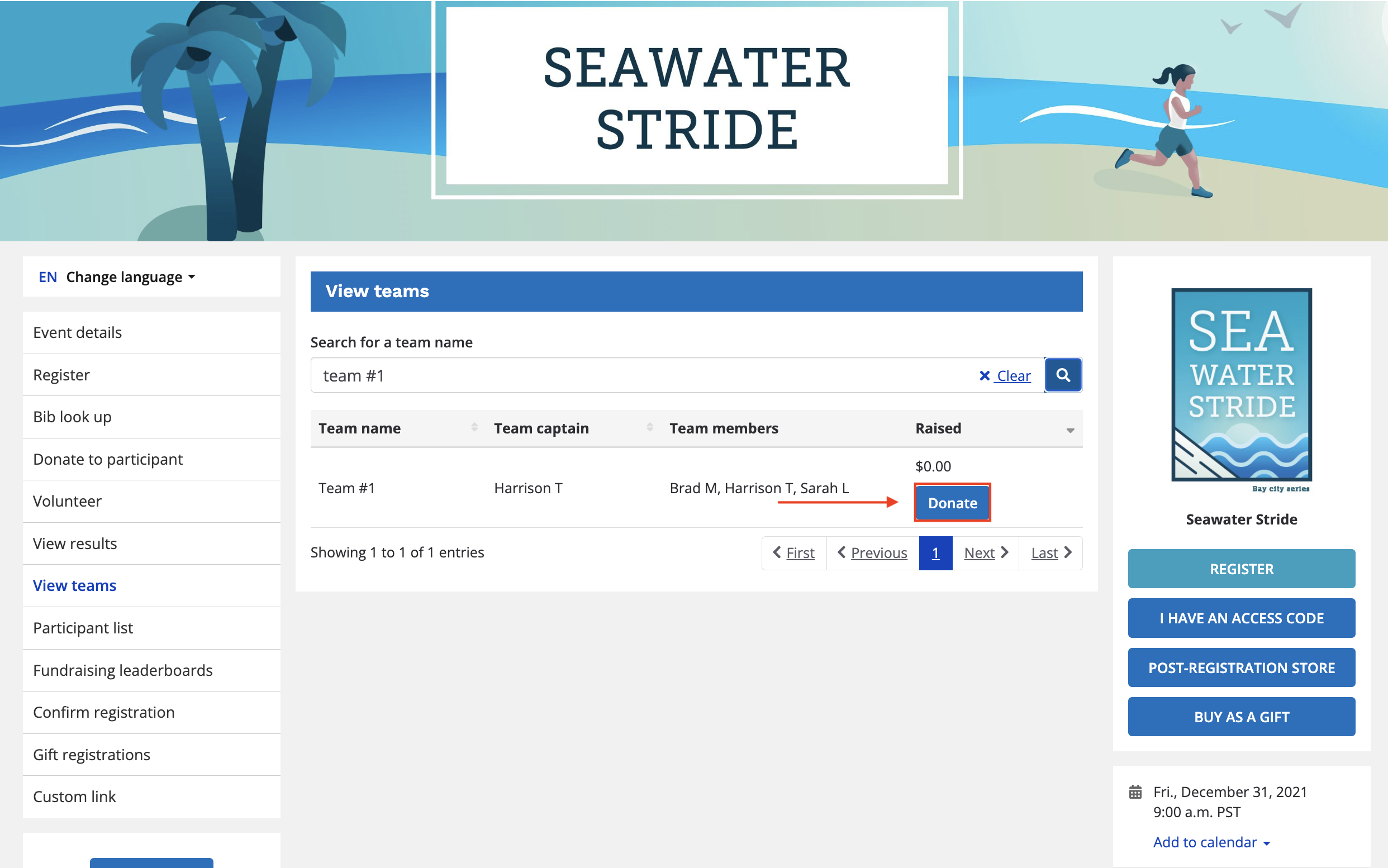How do I share my team pledge page? – How can we help you?