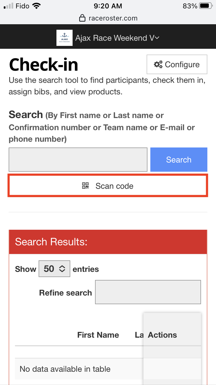 How to Check Runners In Using Mobile QR Code Scanning – How can we help ...