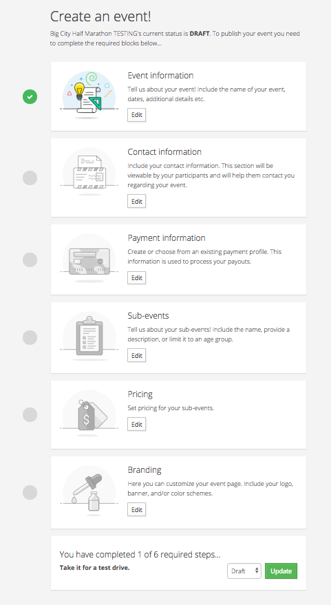 How to create an event page – How can we help you?
