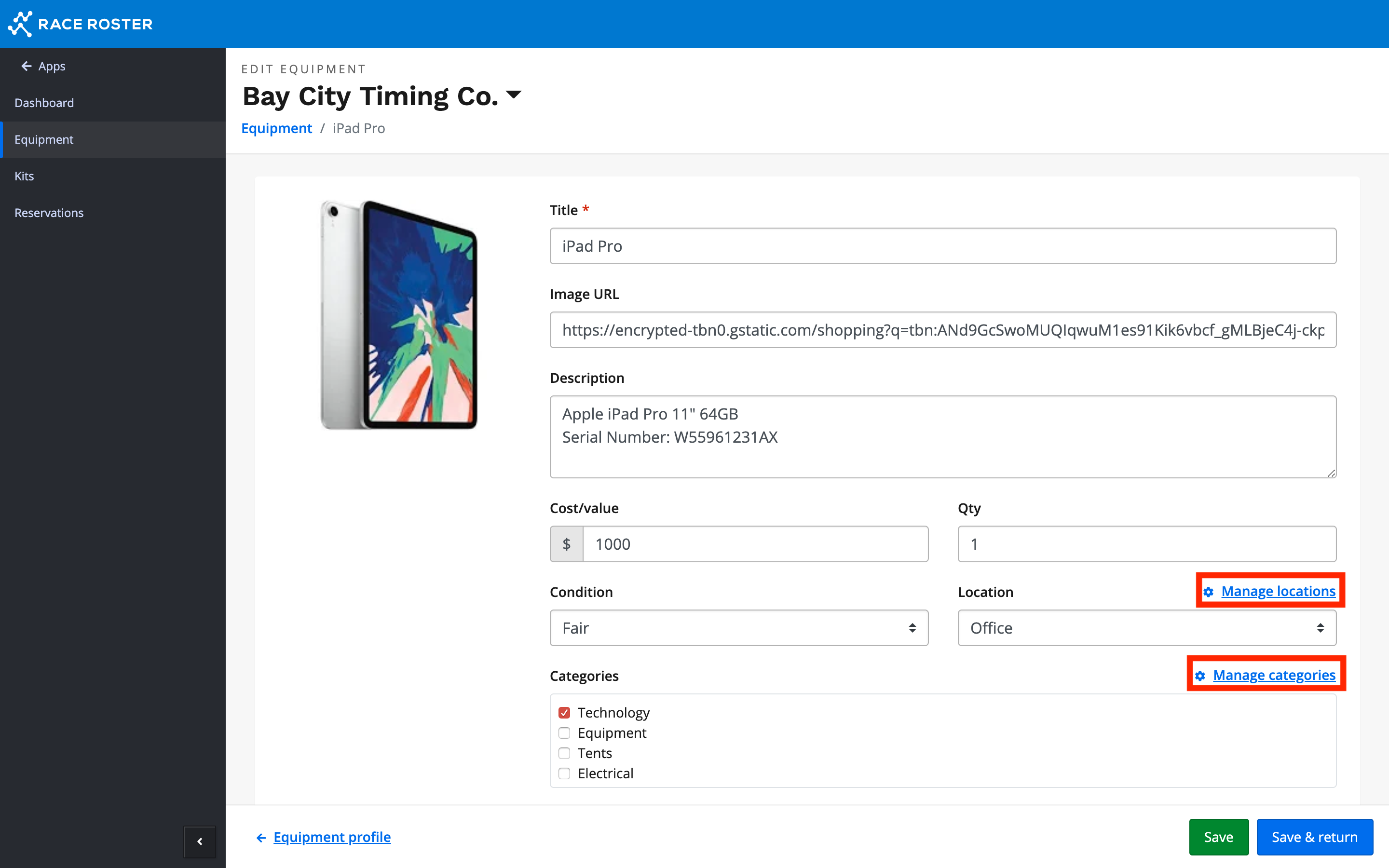 How to add Equipment to your Inventory – How can we help you?