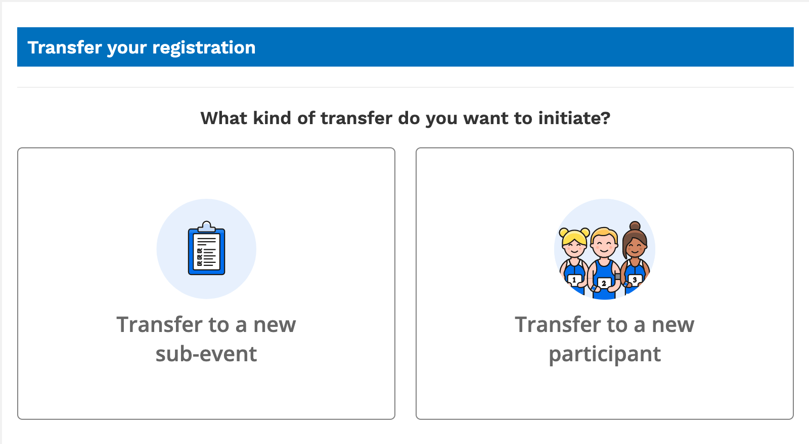 How do I transfer my registration? – How can we help you?